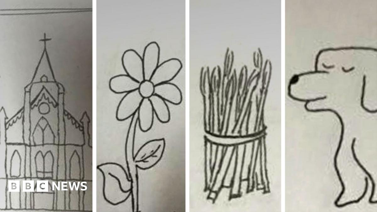 Spanish grandson's doodles help grandma find phone numbers - BBC News