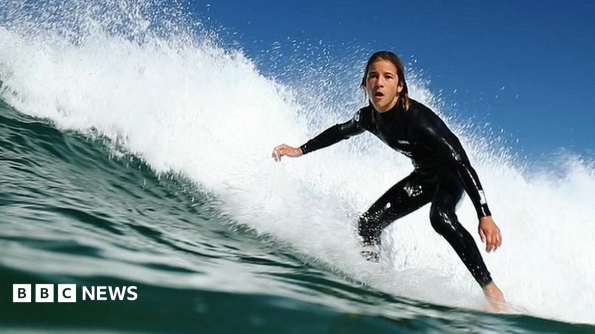 The teenage Scot surfing the world's big waves - BBC News