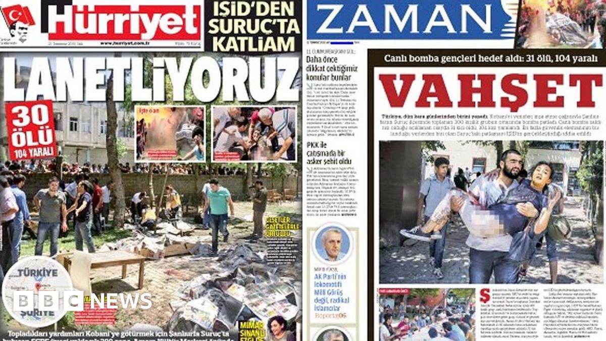 Suruc massacre: Turkey government comes under fire - BBC News