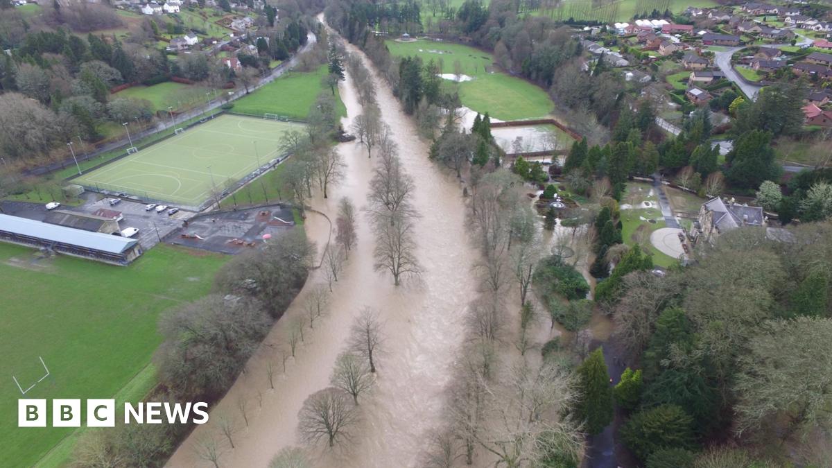 Borders flooding fight continues one year after storms - BBC News
