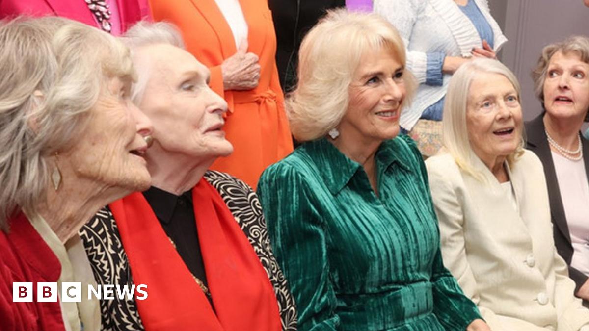 Queen Camilla joins a dozen acting dames to celebrate Shakespeare - BBC ...