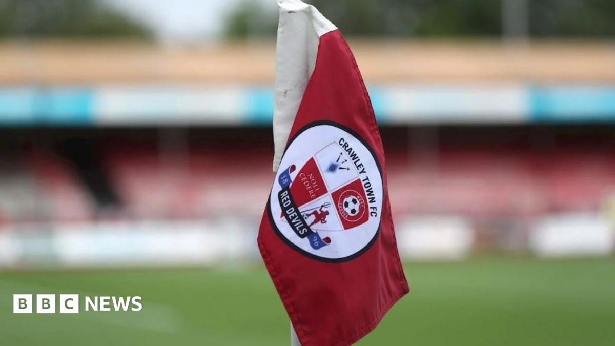 Goalkeeper targeted by missiles thrown by Crawley fans during game ...