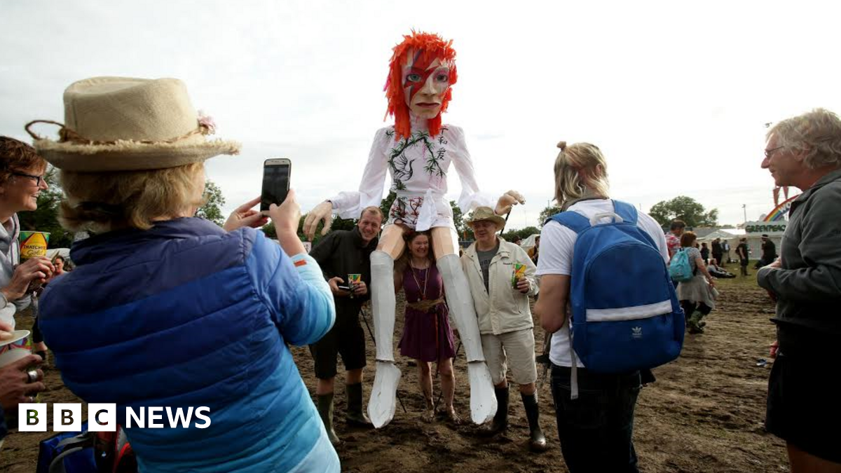 Glastonbury gets under way: James, Disclosure and Muse in the mud - BBC ...