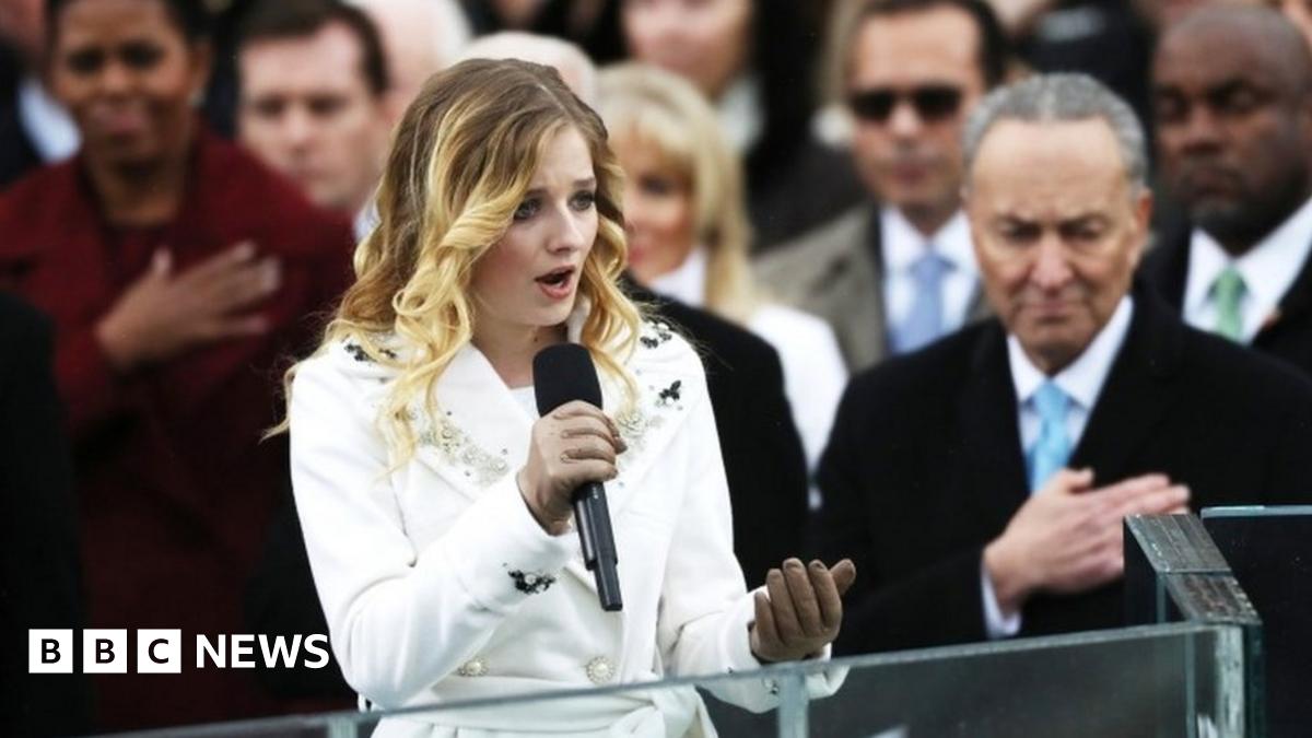Trump singer Evancho 'disappointed' by transgender policy - BBC News