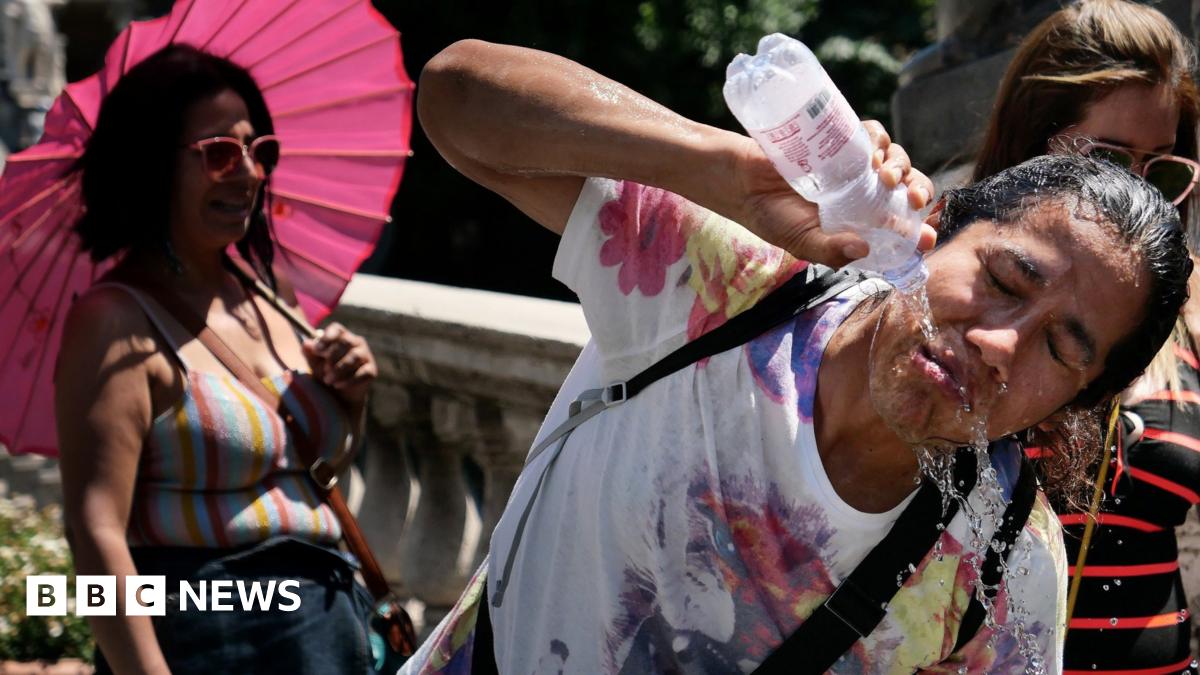 Climate change: Heatwave made up to 3C hotter by warming - BBC News