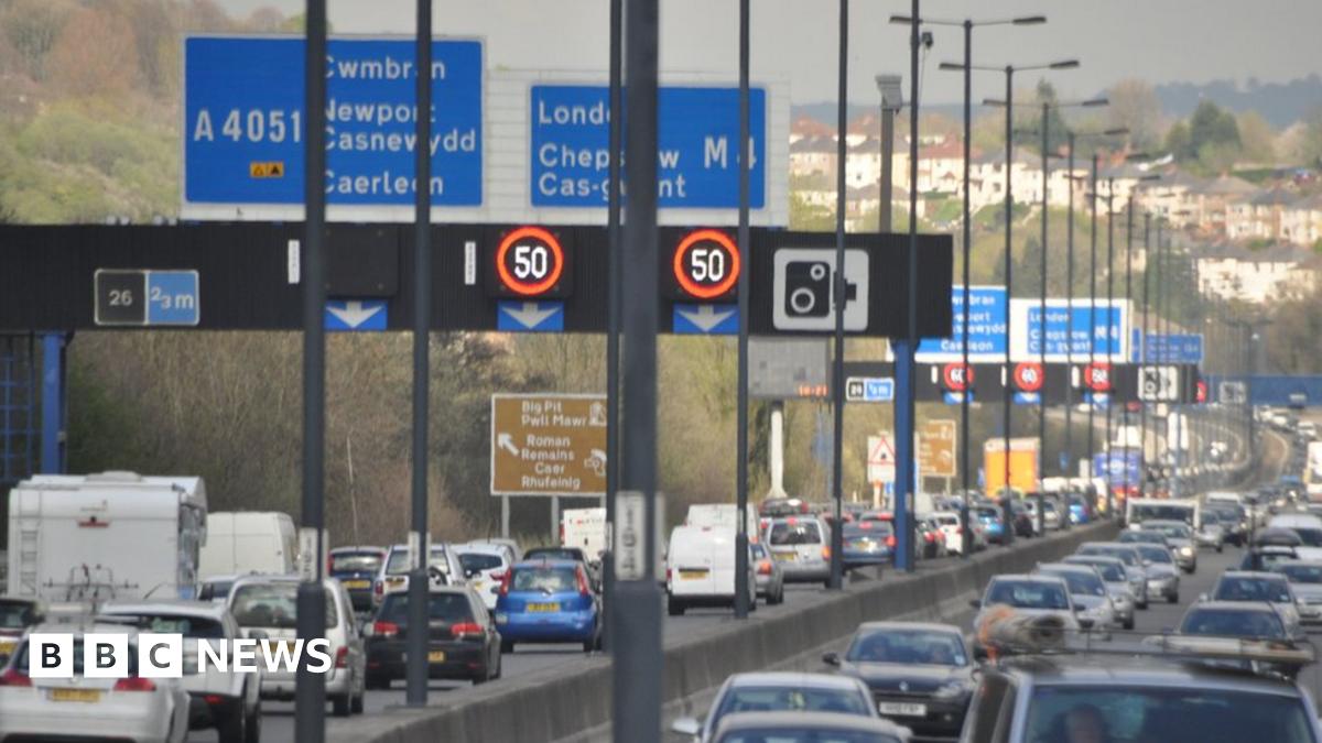 Newport: M4 speed limit fines to come into force - BBC News