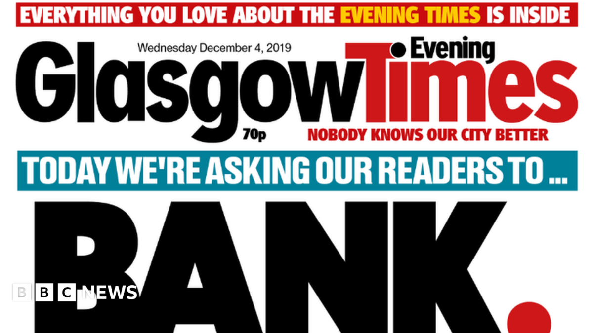 Evening Times newspaper rebrands as Glasgow Times - BBC News