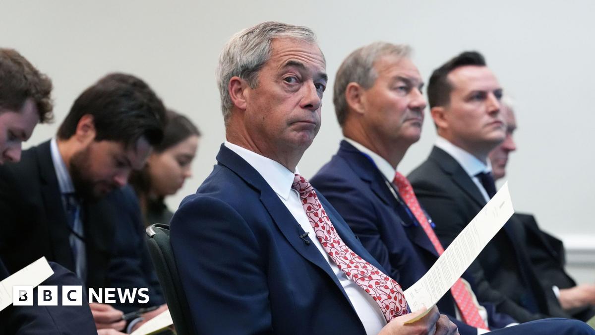 Farage backtracks on Clacton constituency meetings claim - BBC News