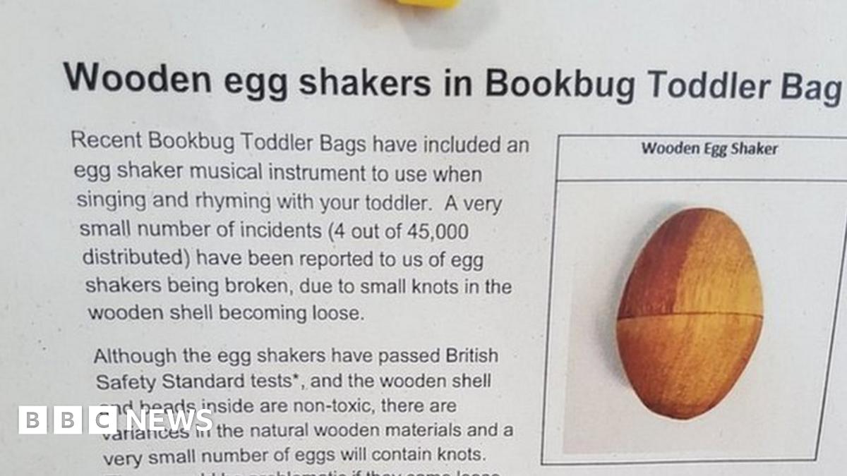 Free Bookbug toddler toys at centre of safety concerns - BBC News