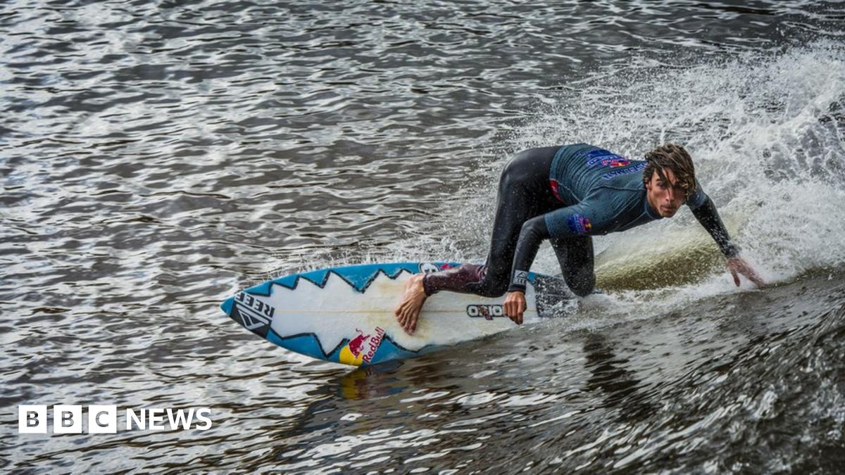 Surf Snowdonia lagoon reopens after fault fix - BBC News