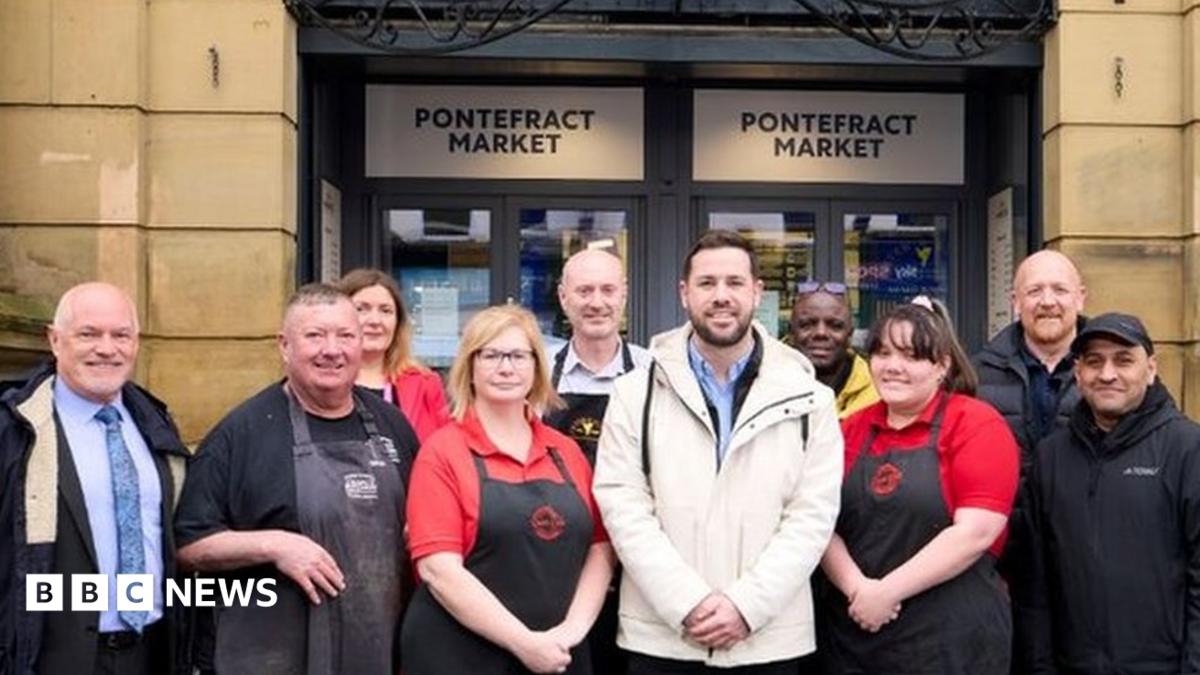Pontefract Market £1m transformation completed in bid to lure shoppers ...