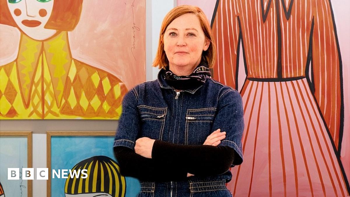 The murder that inspired a teacher to become an artist - BBC News