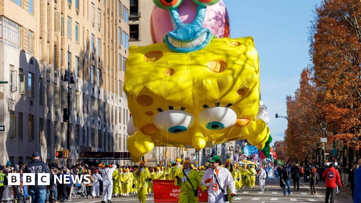 Macy's Thanksgiving Parade: Annual event stars SpongeBob and minor ...