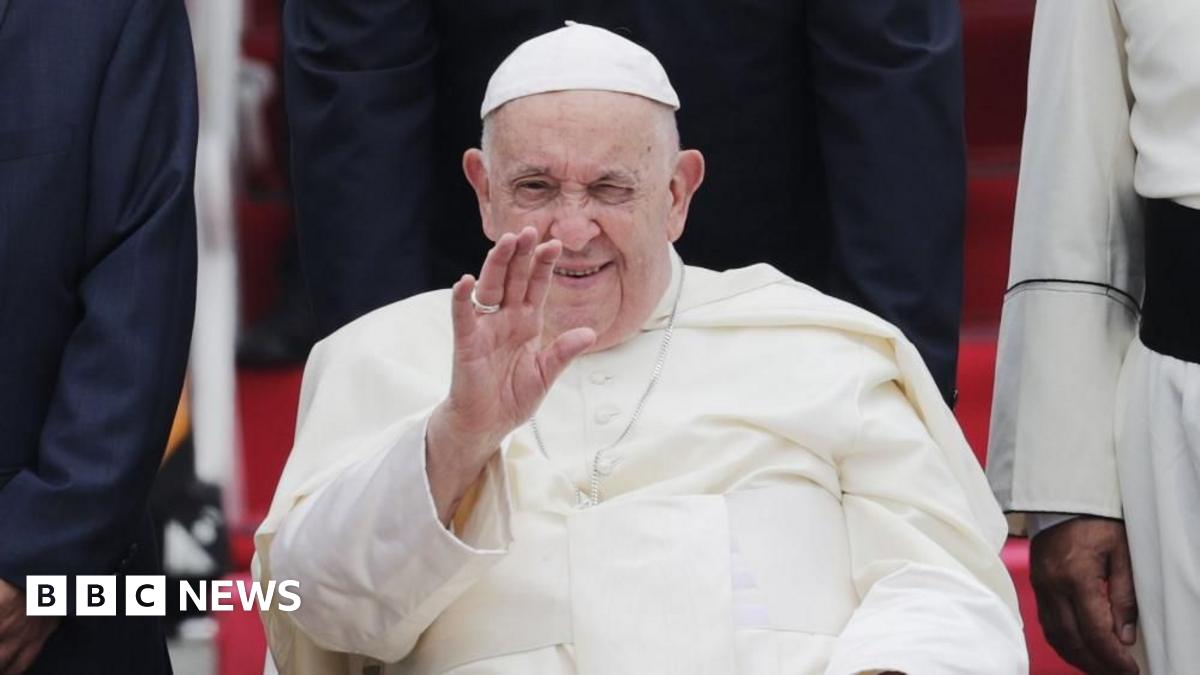 Pope Francis begins historic Asia Pacific trip - BBC News