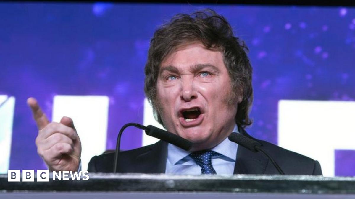 Javier Milei: Trump admirer leads race for Argentina presidency - BBC News