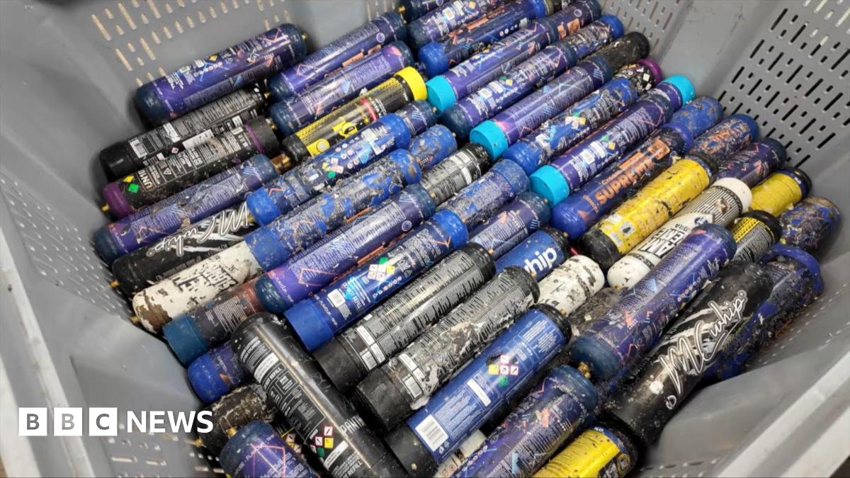 Laughing gas canisters are causing explosions in waste facilities ...