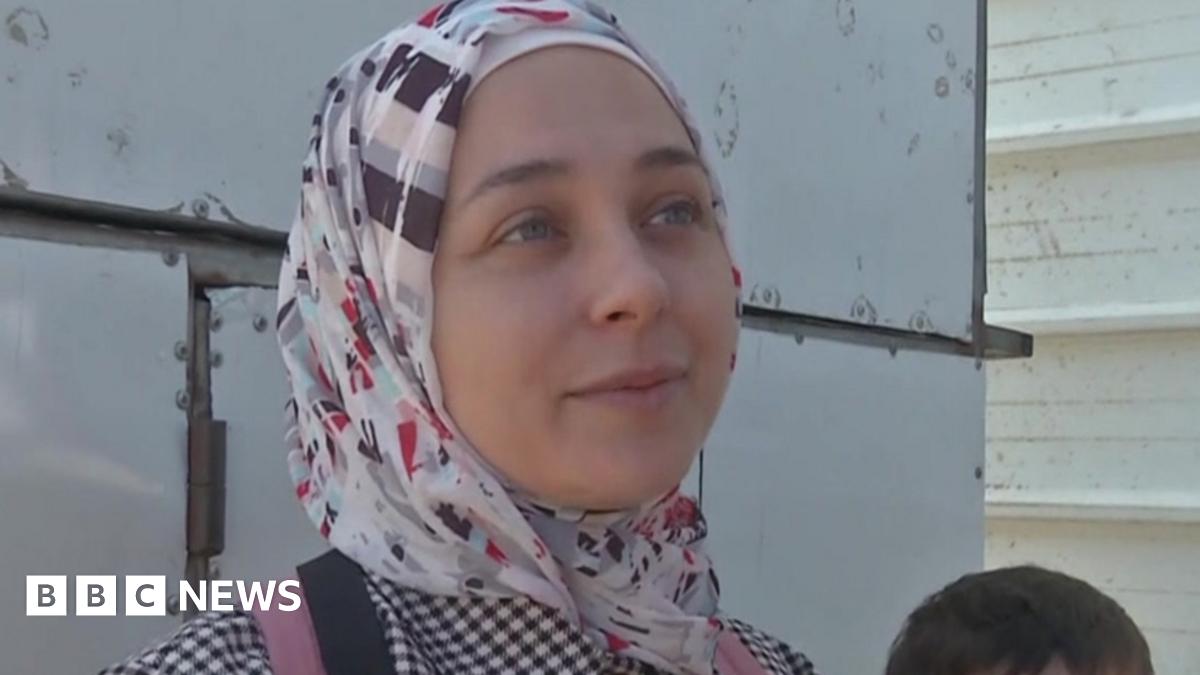 Mother of Blackpool family stuck in Gaza says nowhere is safe - BBC News