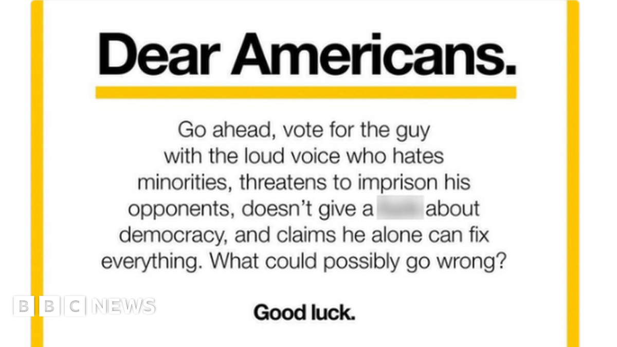US election: The German comparing Trump's campaign to Hitler's - BBC News