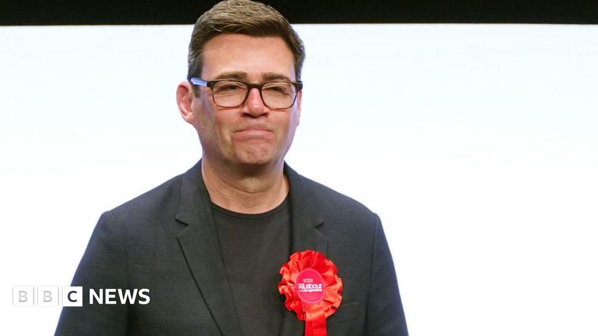 Andy Burnham wins third term as mayor of Greater Manchester - BBC News