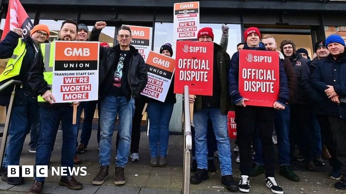 Translink: Widespread disruption caused by transport strike - BBC News