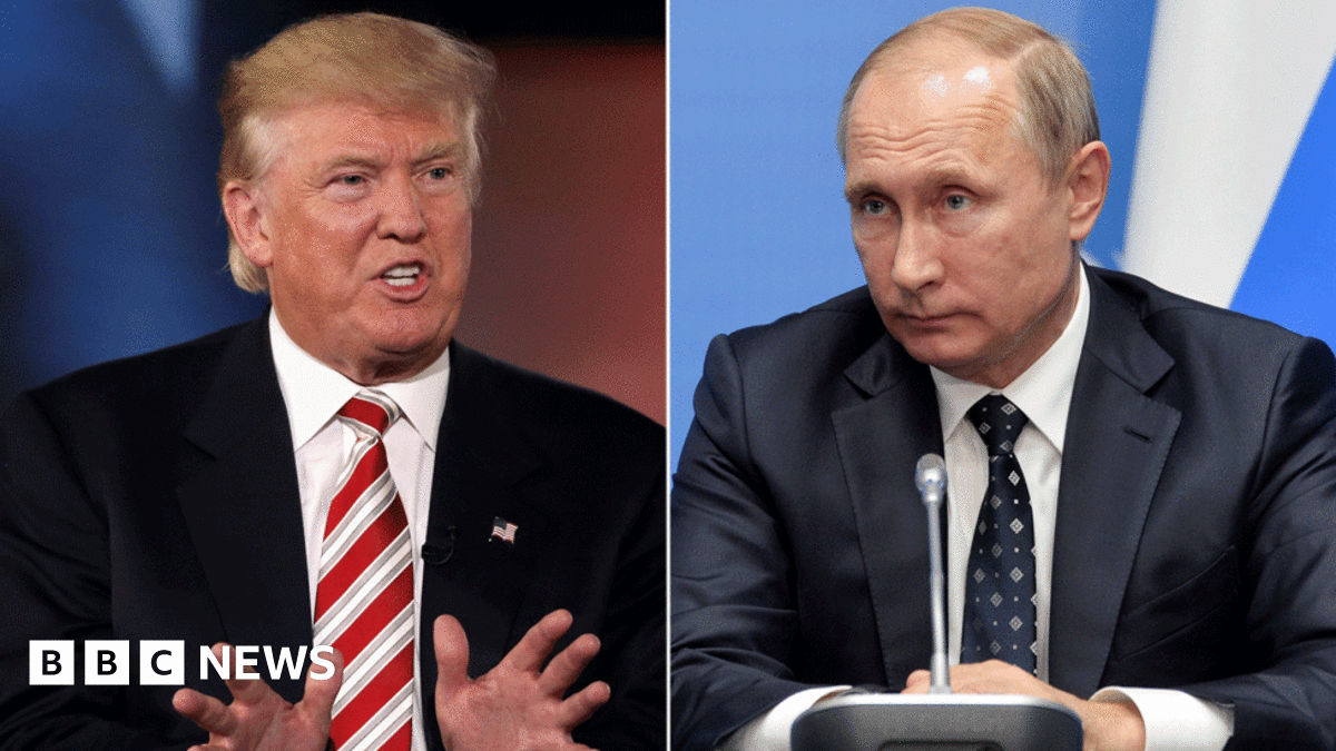 Trump says Putin 'a leader far more than our president' - BBC News