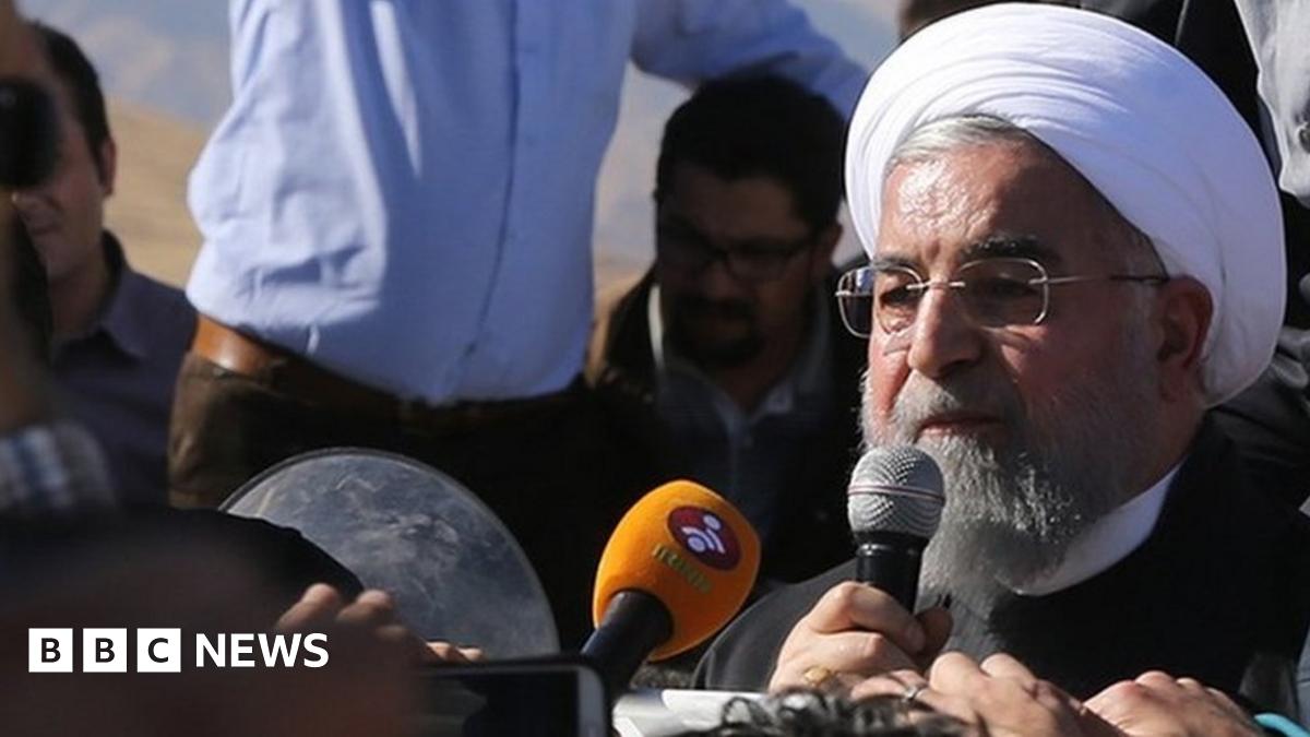 Iran-Iraq earthquake: Rouhani vows action over collapsed buildings ...