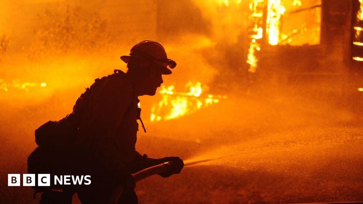 California Gold Rush town 'destroyed' by state's largest wildfire - BBC ...