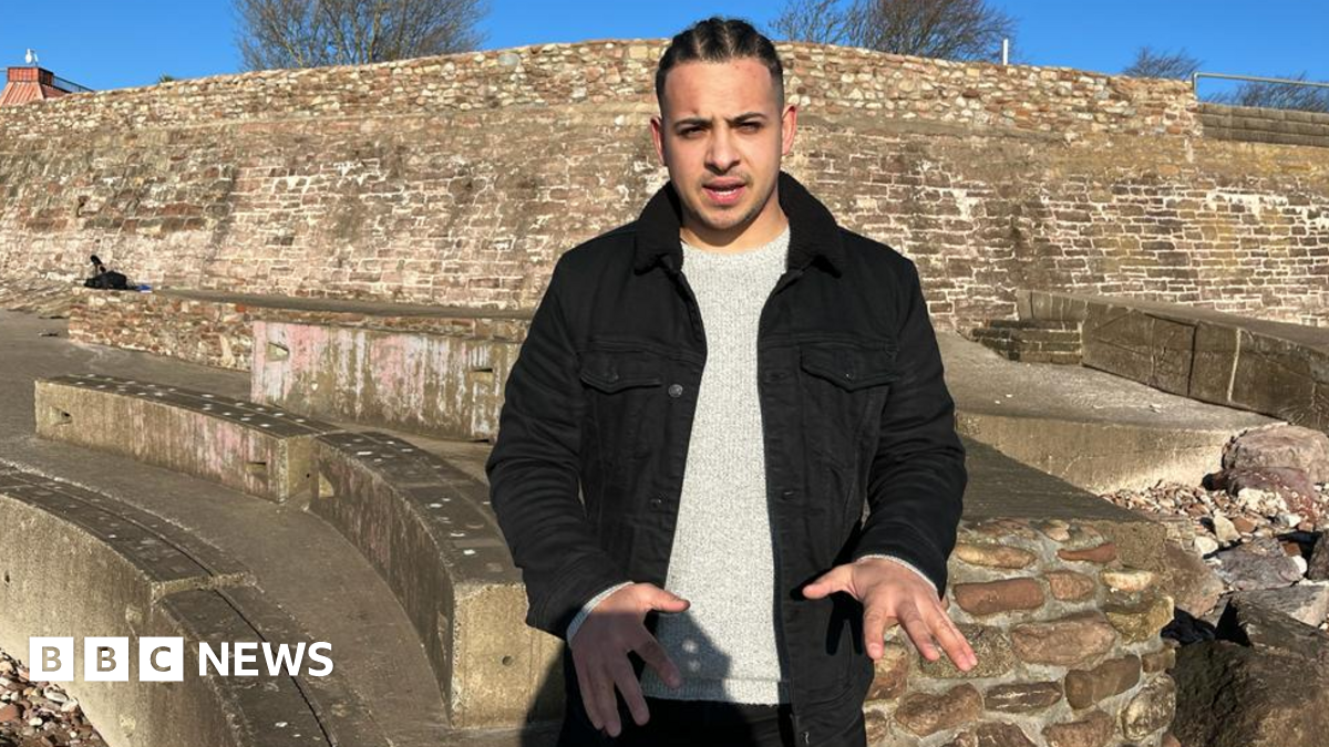 Eminem-inspired rapper-poet says writing saved his life - BBC News