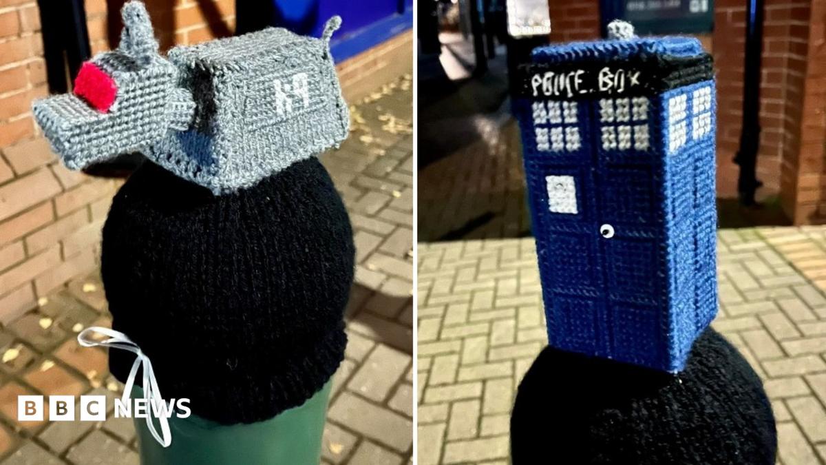 Doctor Who: Mystery knitter's anniversary tribute - BBC News