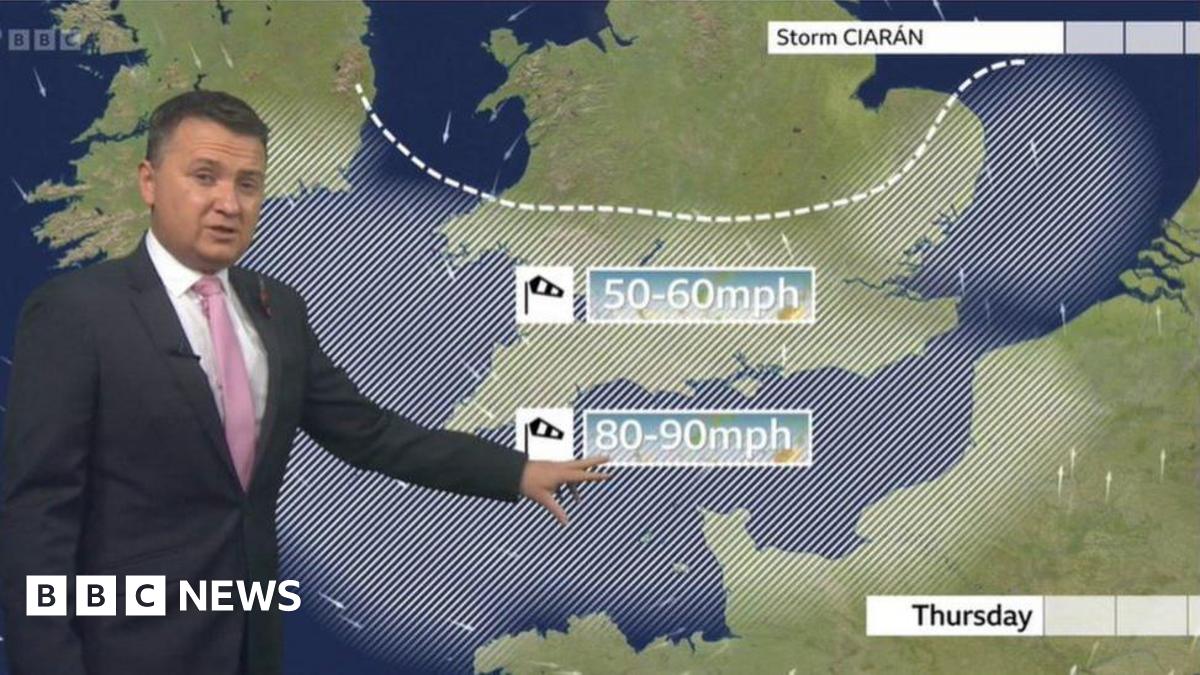 Storm Ciarán: Airports to close amid expected storm disruption - BBC News