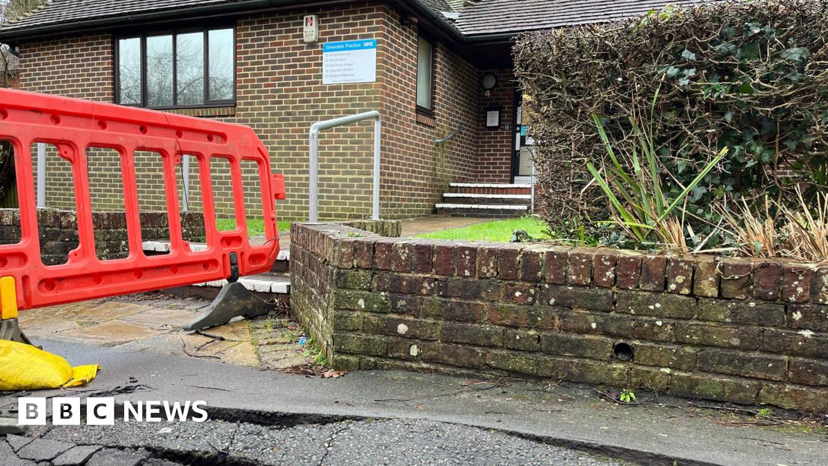 Burgess Hill: Sewage nightmare forced GP surgery closure - staff - BBC News