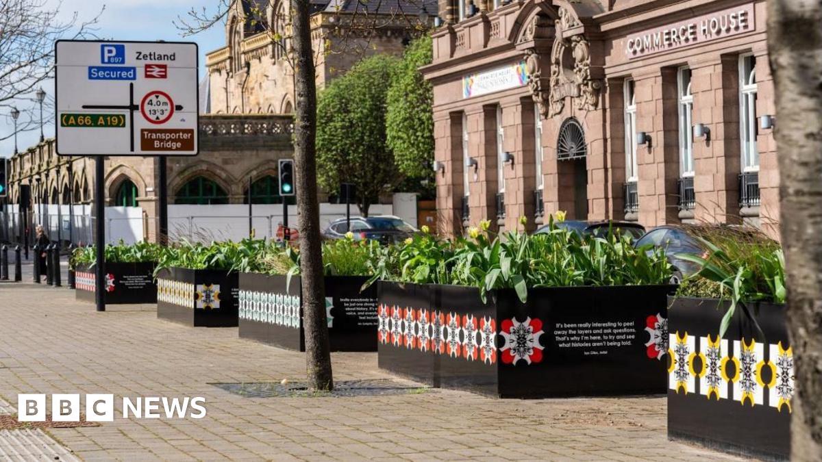 Artworks to reflect Middlesbrough's 'unique identity' - BBC News