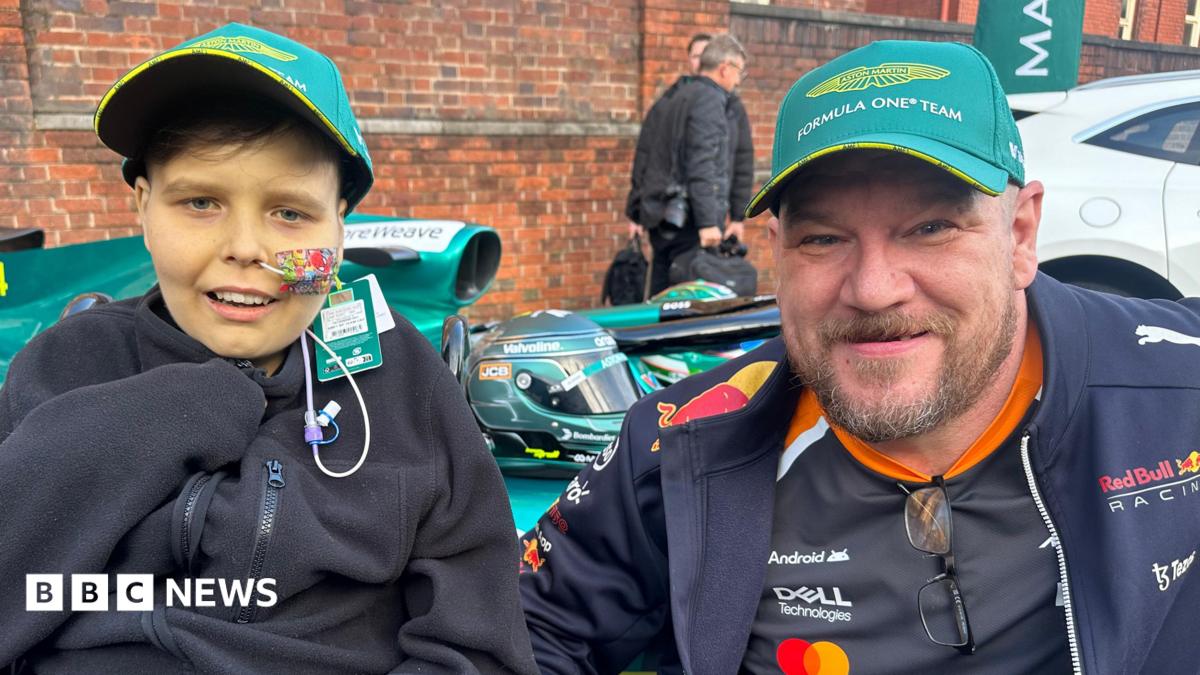 Aston Martin F1 Birmingham Children's Hospital pit stop lifts spirits ...
