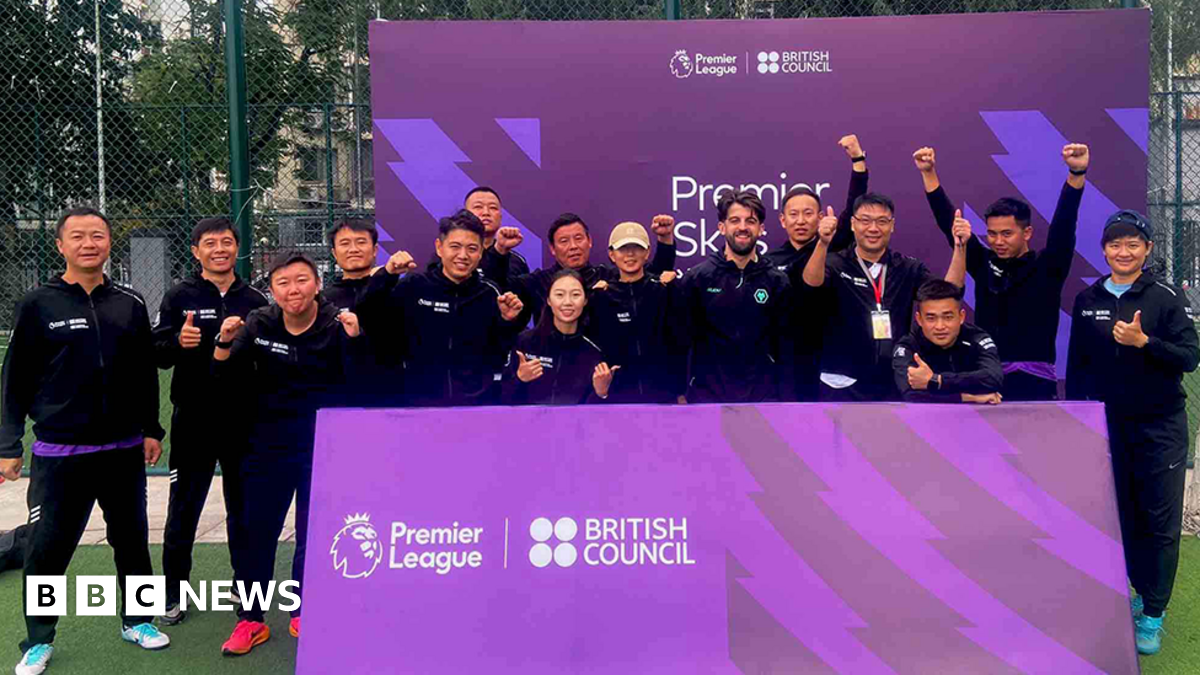 Wolves Foundation coach helps develop grassroots game in China - BBC News
