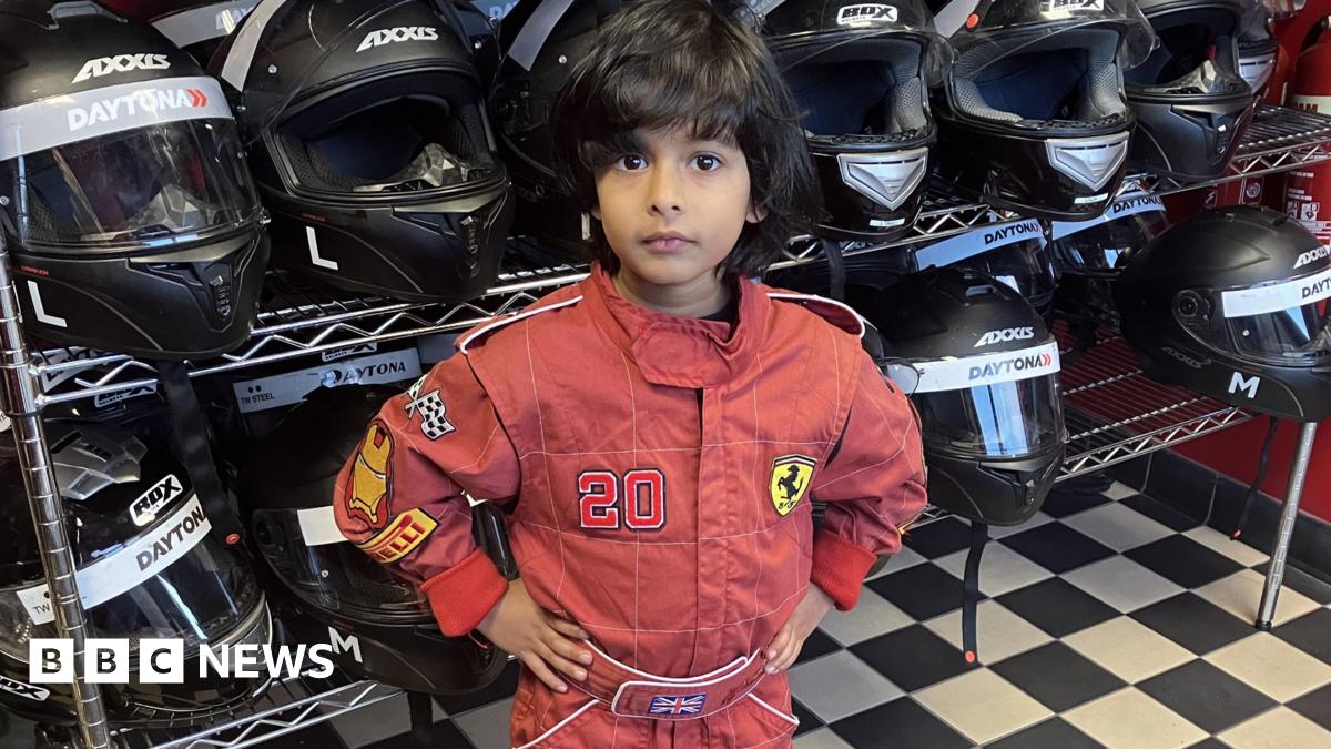 Birmingham: The four year-old vying to be a future F1 champion - BBC News