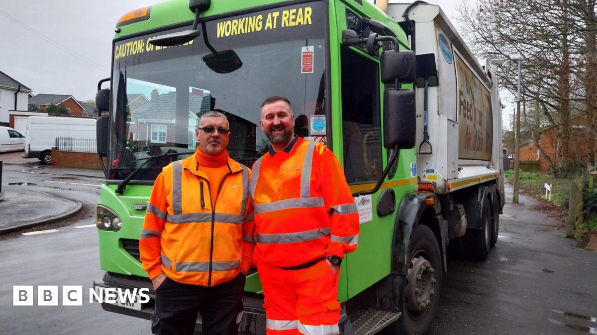 Hero binman celebrated with Greggs cuppa after Tipton fire rescue - BBC ...
