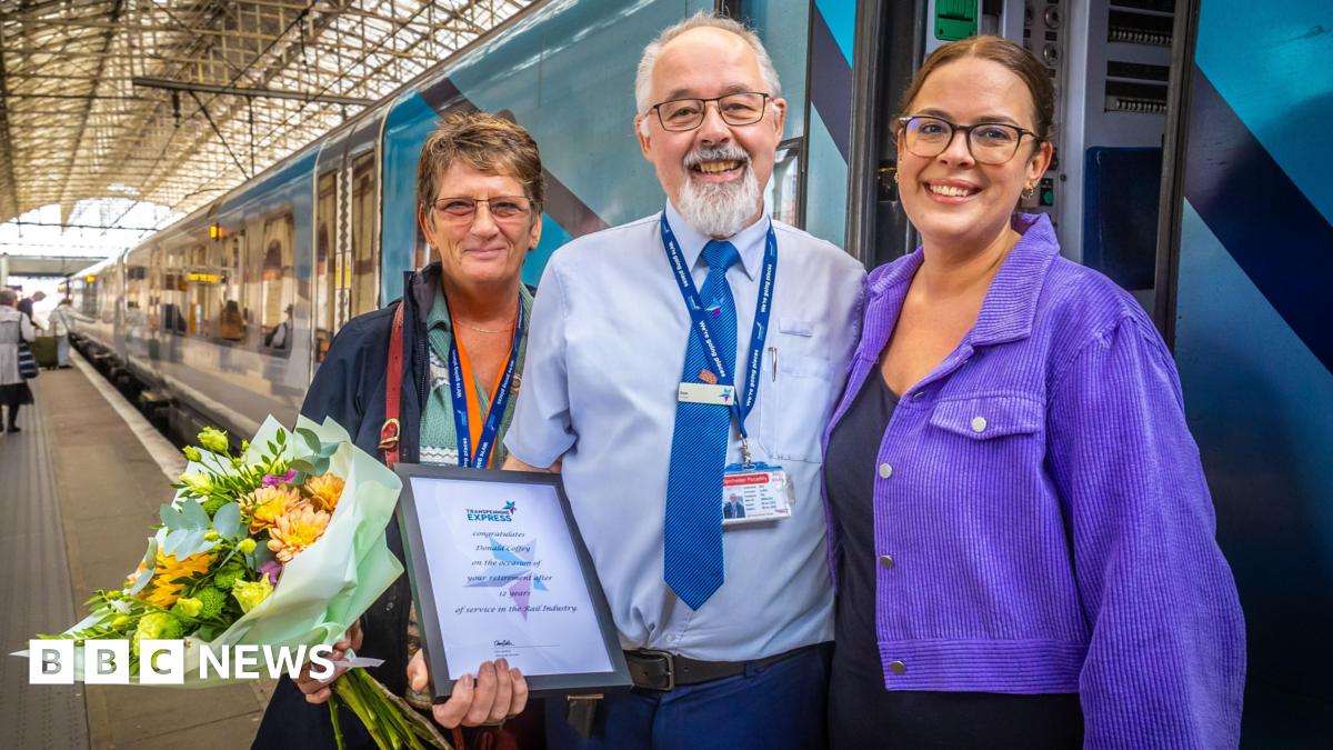 Train driver who became accidental YouTube star retires - BBC News