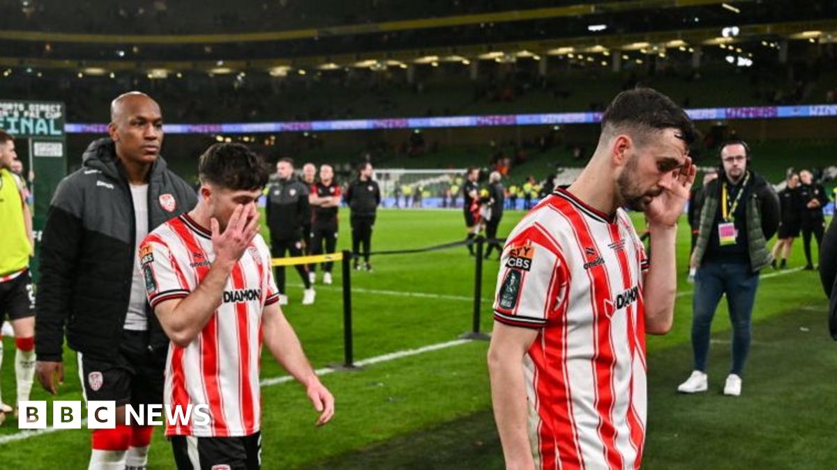 Derry City: Fans disappointed after losing final in Dublin - BBC News