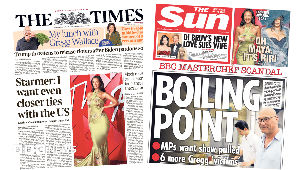 Newspaper headlines: Starmer wants 'closer US ties' and Wallace ...