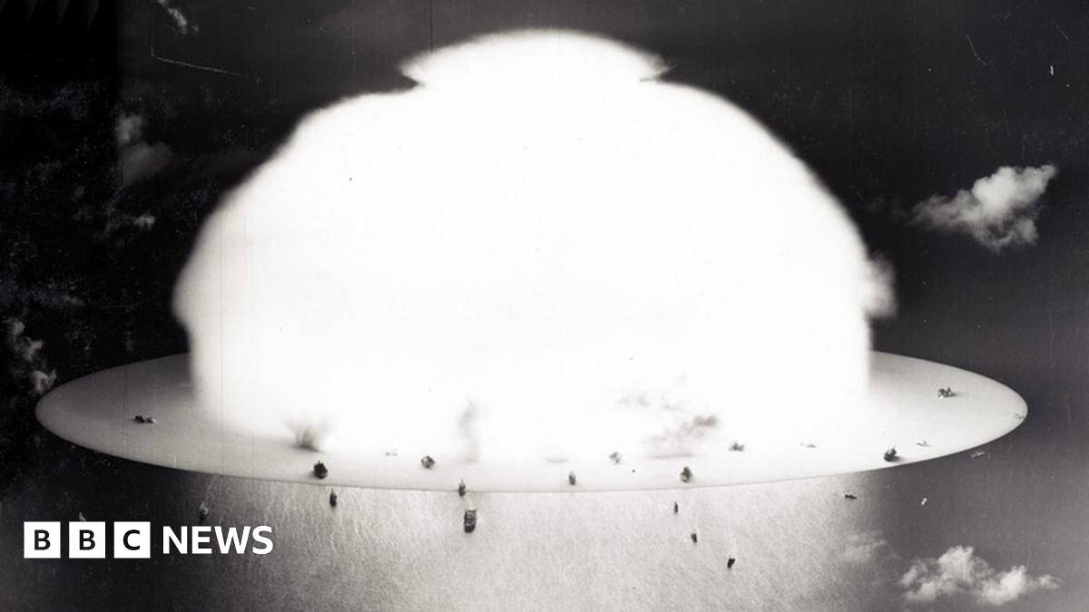 Seafloor scar of Bikini A-bomb test still visible - BBC News