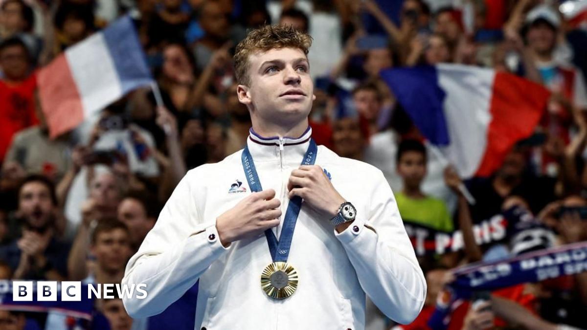 Léon Marchand: Olympic swimmer inspires French unity – but for how long ...