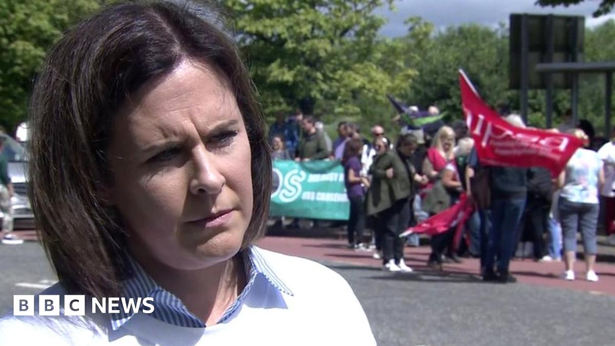 Coleraine: Rally held in protest at Causeway Hospital maternity ...