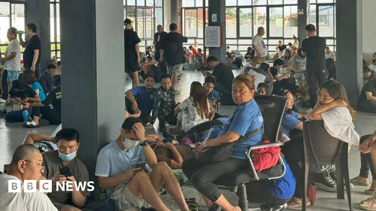 Hundreds rescued from love scam centre in the Philippines - BBC News