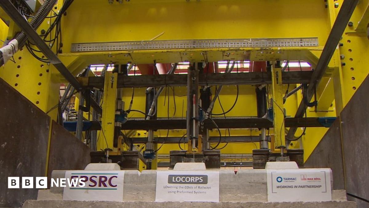High-speed rail tested in university lab - BBC News