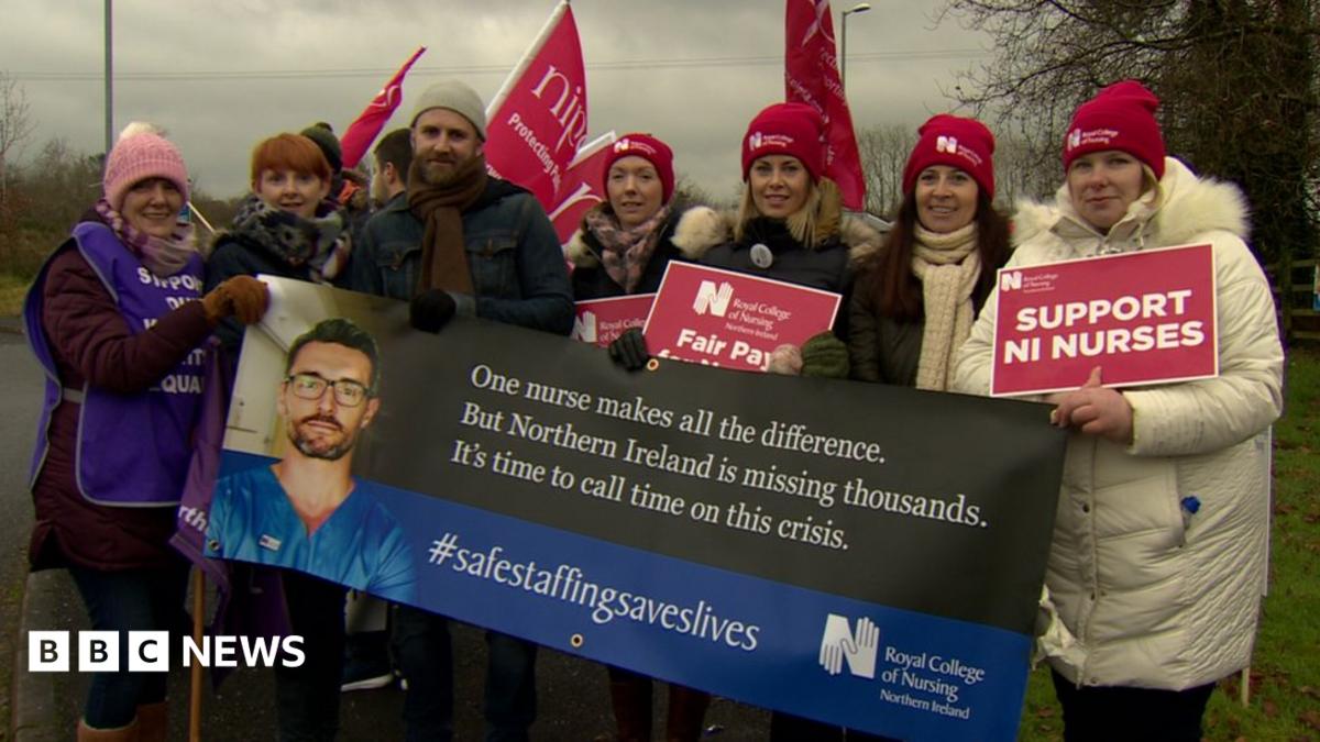 Nurses' strike NI: Strike action by thousands of nurses ends - BBC News