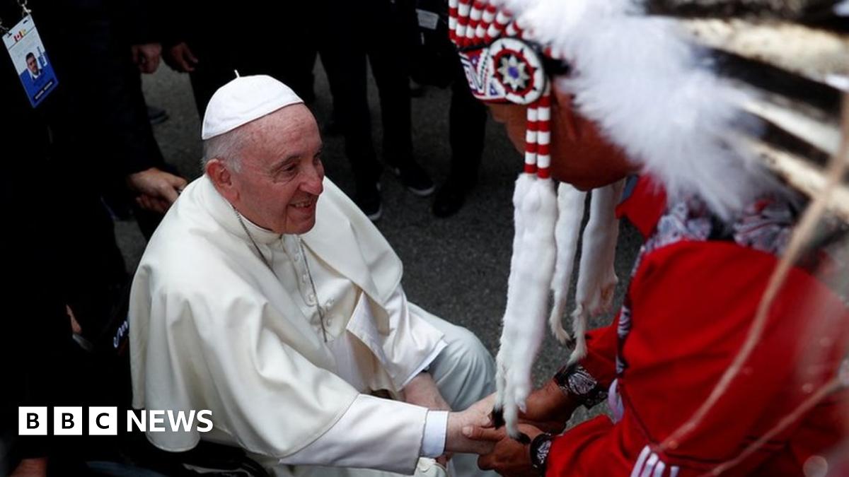 Pope Francis: The pontiff's 'pilgrimage of penance' to Canada - BBC News