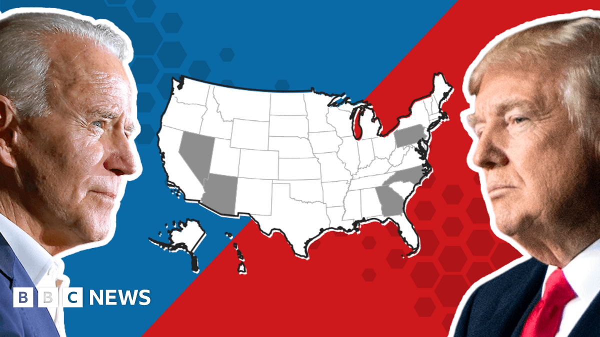 US election 2020: Who is ahead in the states still counting? - BBC News