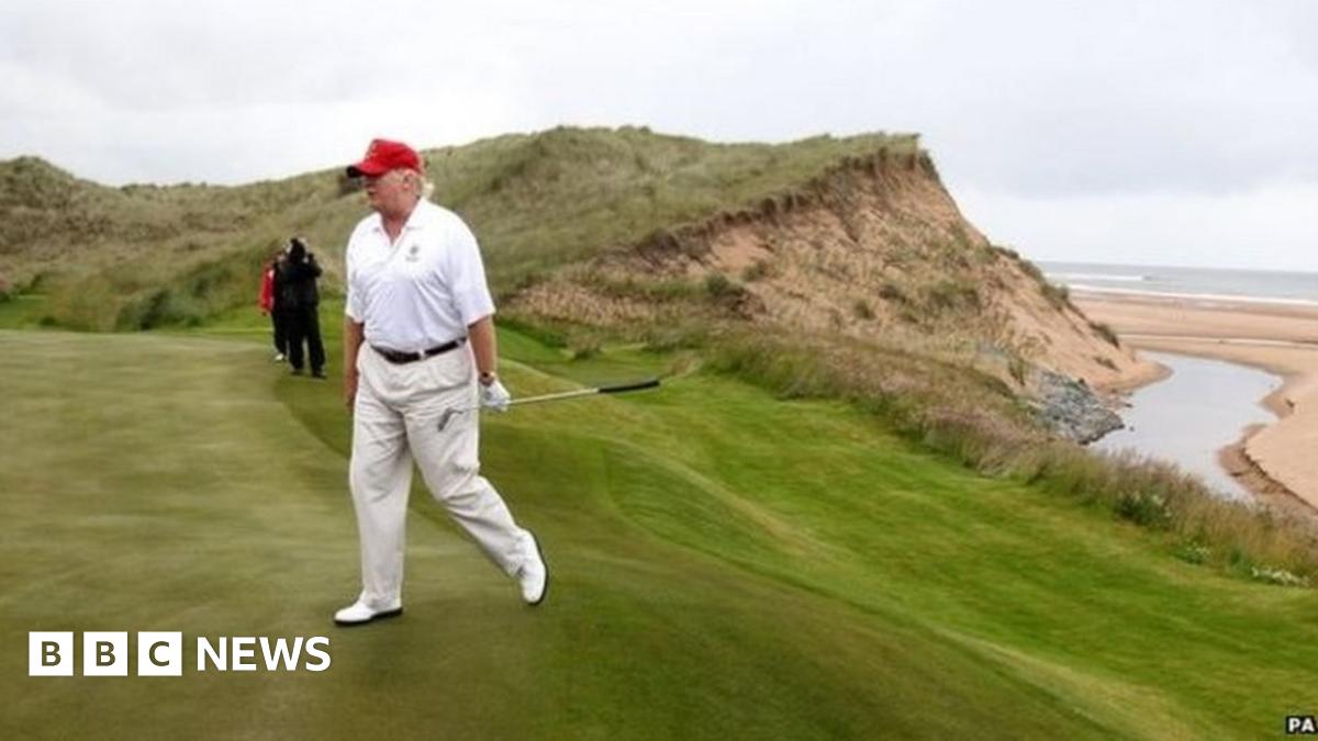 Green light for Trump's Irish wall at Doonbeg - BBC News