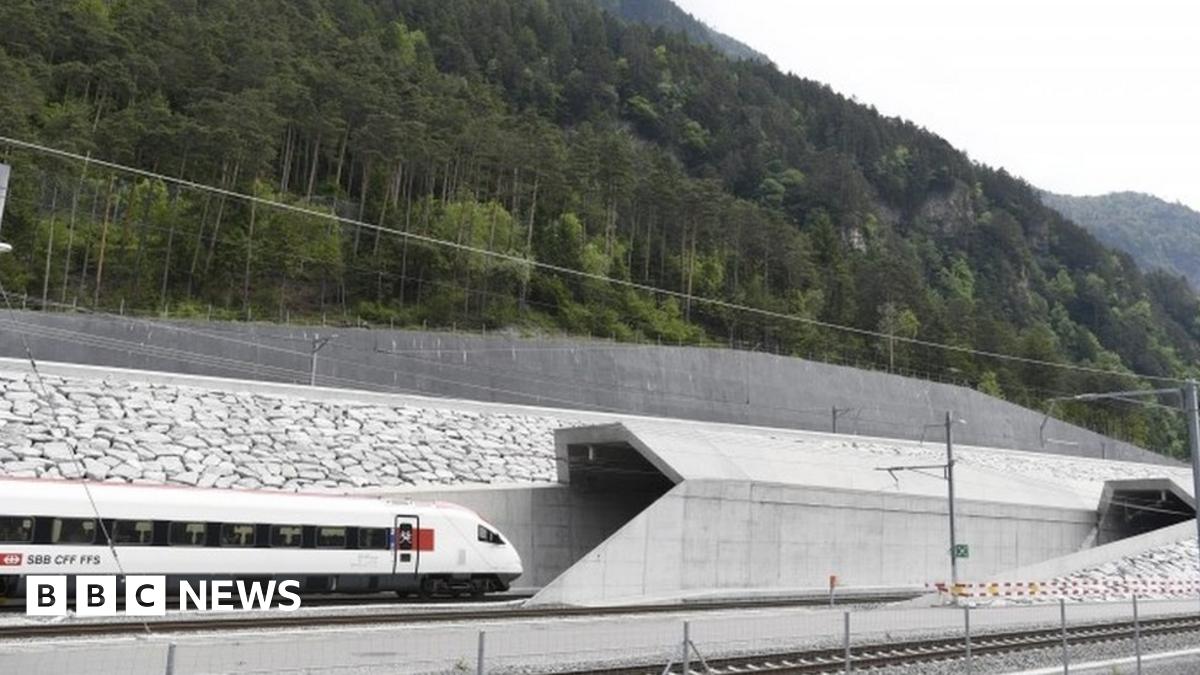 Gotthard tunnel: World's longest and deepest rail tunnel opens in ...