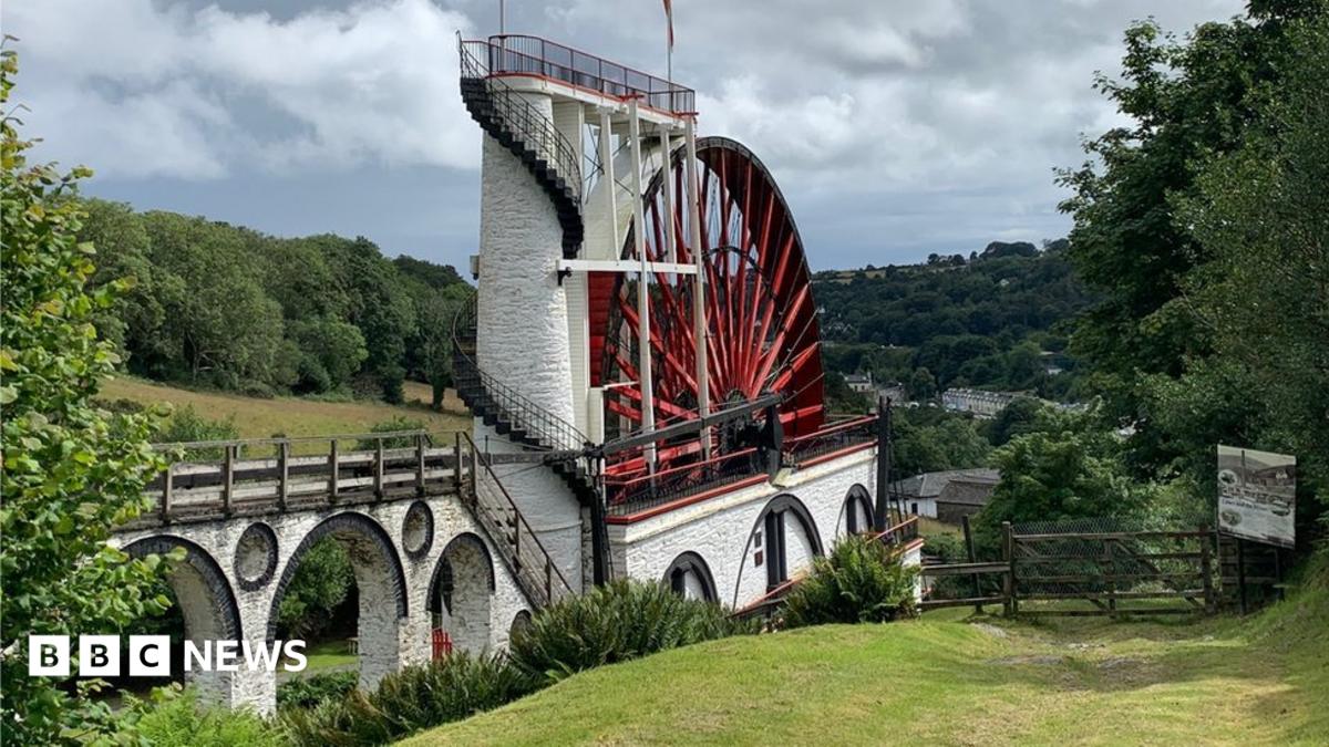 The Great Laxey Wheel is turning again after two-year stoppage - BBC News